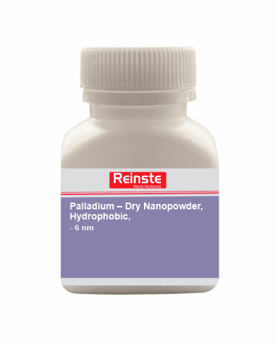 Palladium - dry nanopowder, hydrophobic, 6 nm